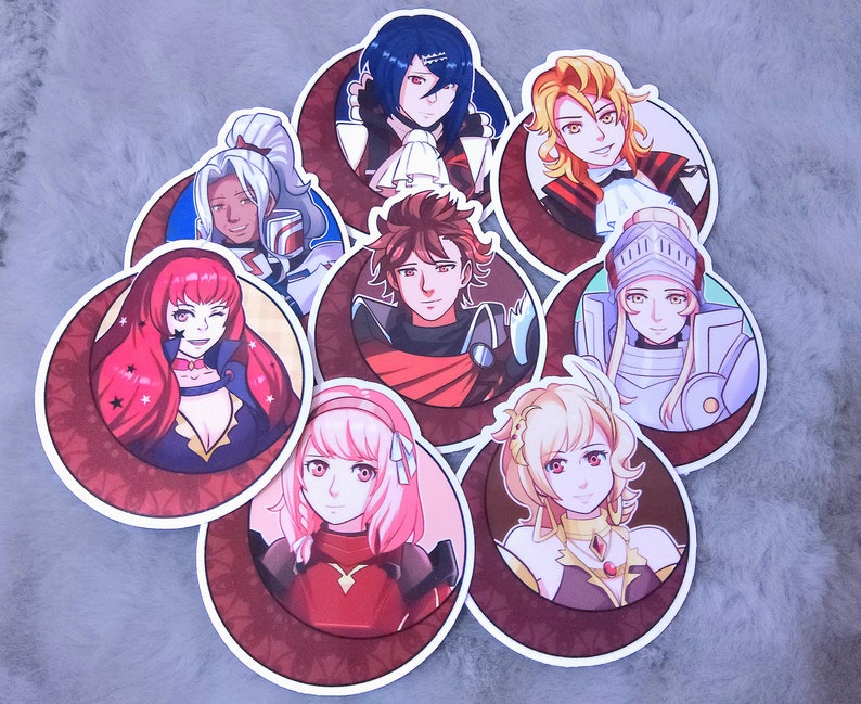 Brodia Vinyl Stickers Fire Emblem Engage Stickers Die Cut - Etsy