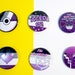 Ace Pride Buttons, 1 3/4 Inch 44mm Pin Back Buttons , Asexual Pin Badge ...