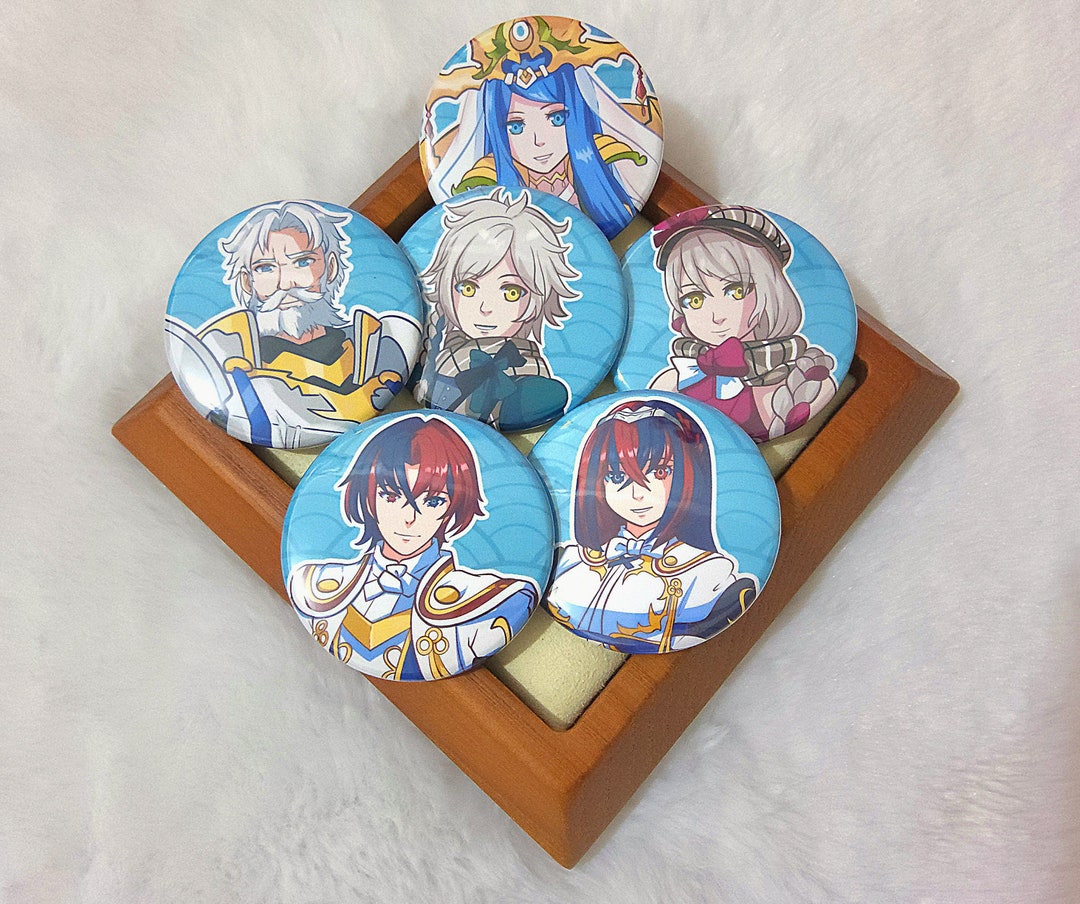 Fire Emblem Engage Buttons, Lythos Button Pack, 1.75in (44mm) Buttons ...