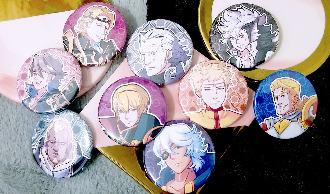 Fire Emblem Fates First Gen Nohr Route Fathers Buttons, FE 14 First Gen ...