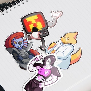 Undertale Vinyl Sticker Packs, Undertale Stickers, Die Cut Stickers - Etsy