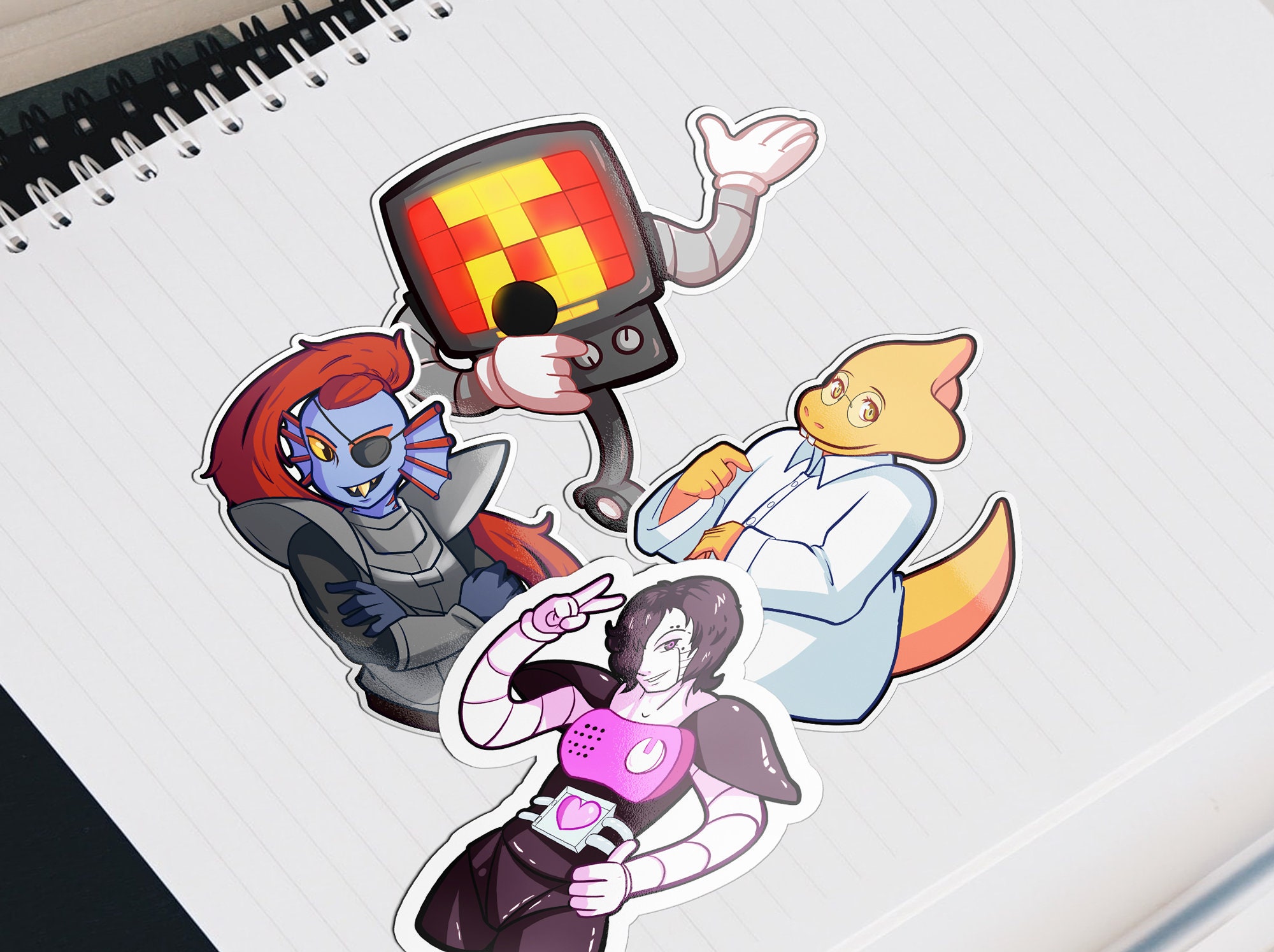 Undertale Vinyl Sticker Packs Undertale Stickers Die Cut - Etsy