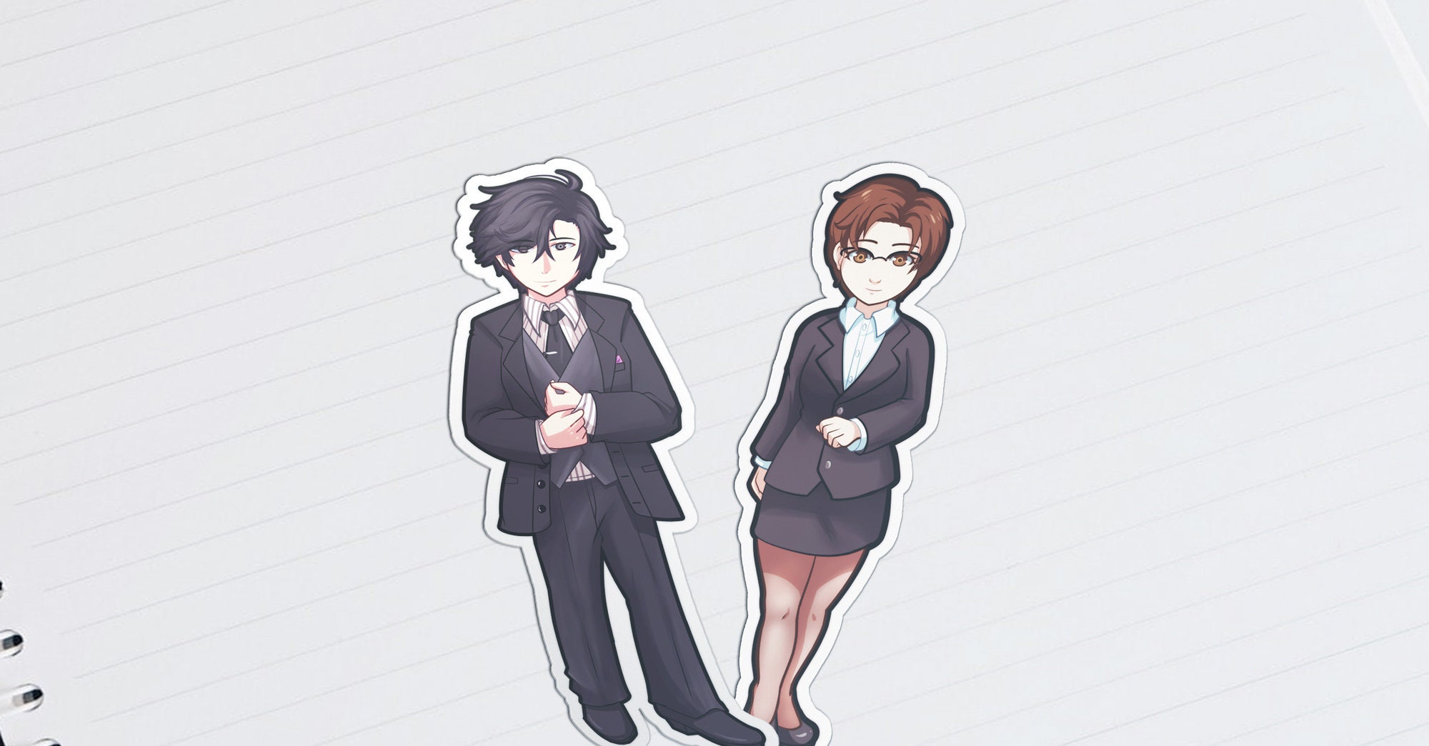 RFA Mystic Messenger Sticker Pack, Mystic Messenger Stickers, Matte ...