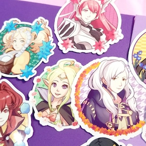 Fire Emblem Awakening Vinyl Stickers, First Gen Females, Fire Emblem ...