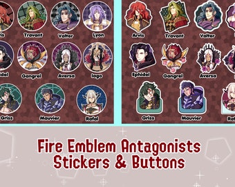 Brodia Vinyl Stickers, Fire Emblem Engage Stickers , Die Cut Stickers ...