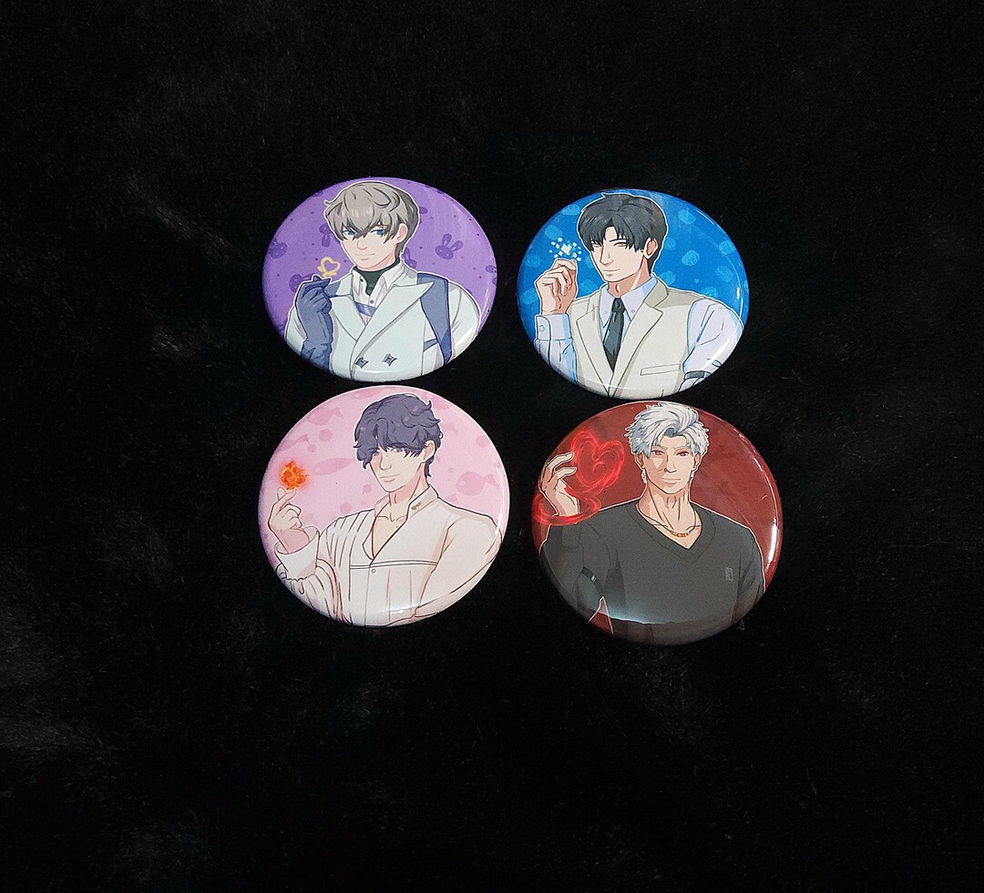 Love and Deepspace Buttons, 44mm Button Set, Pinback Buttons, Pin Badges - Etsy