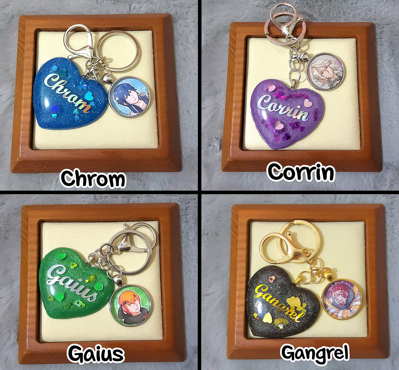 Fire Emblem Charms, [updated April 2024] | Cute Resin Fire Emblem Heart ...