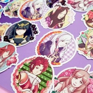 Fire Emblem Awakening Vinyl Stickers, First Gen Females, Fire Emblem ...