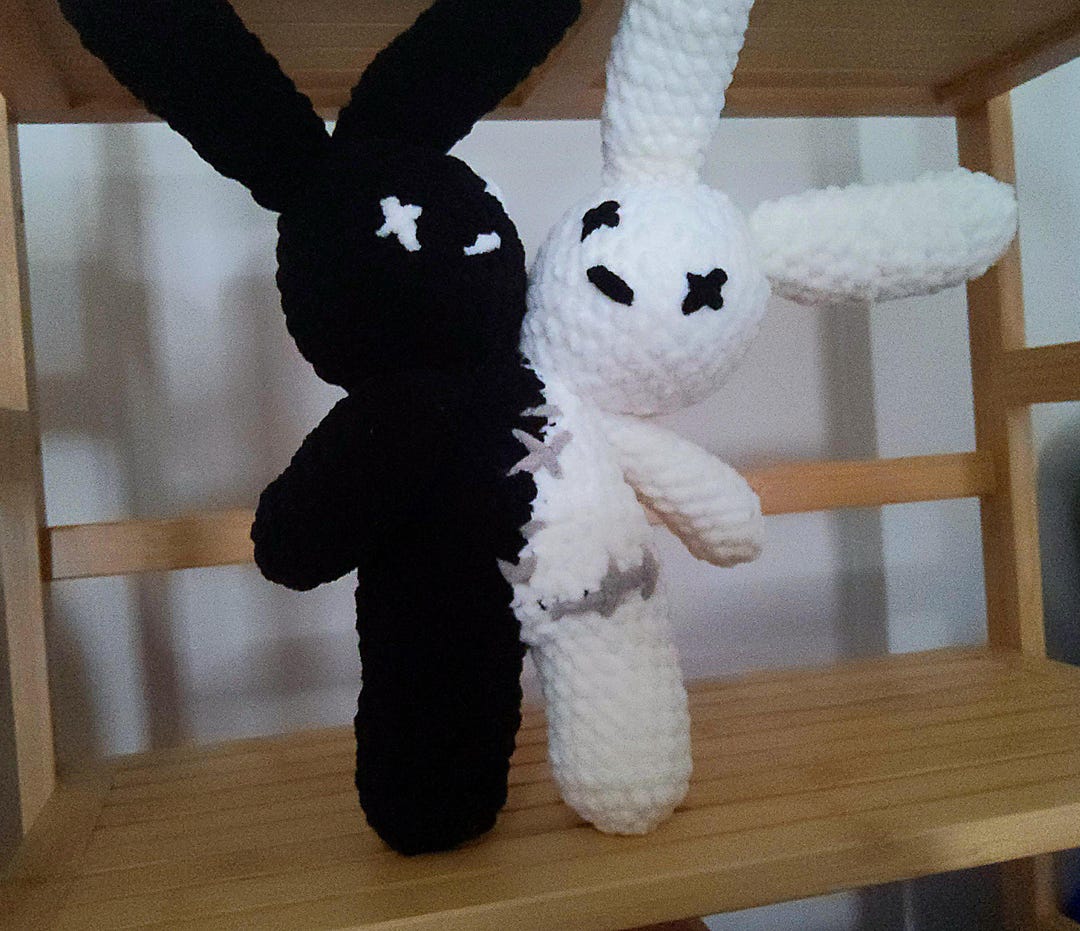 Customizable Two Headed Bunny Plushie - Etsy