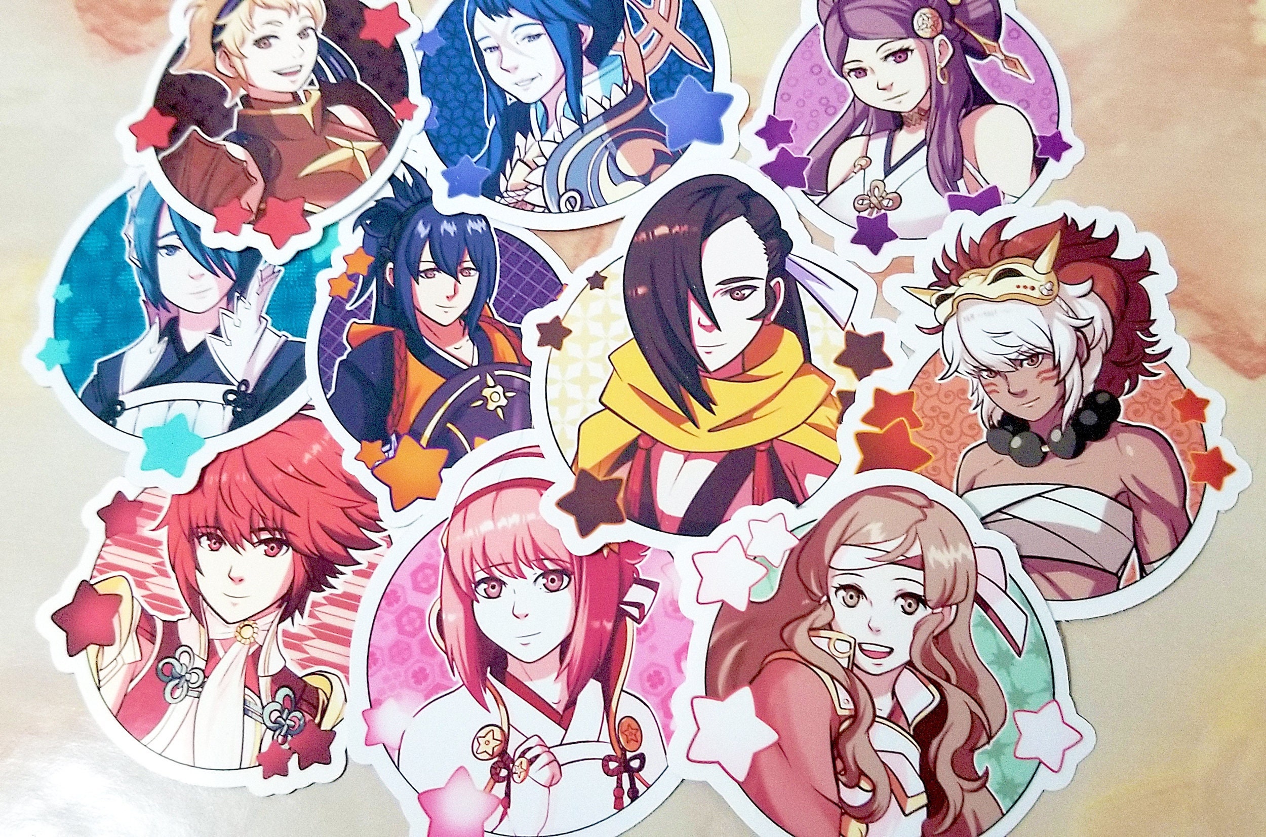 Fire Emblem Fates Vinyl Stickers, First Gen Hoshidan Route Mothers ...