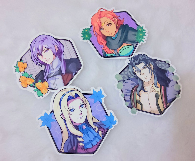 Ashen Wolves Vinyl Stickers Fire Emblem Three Houses - Etsy