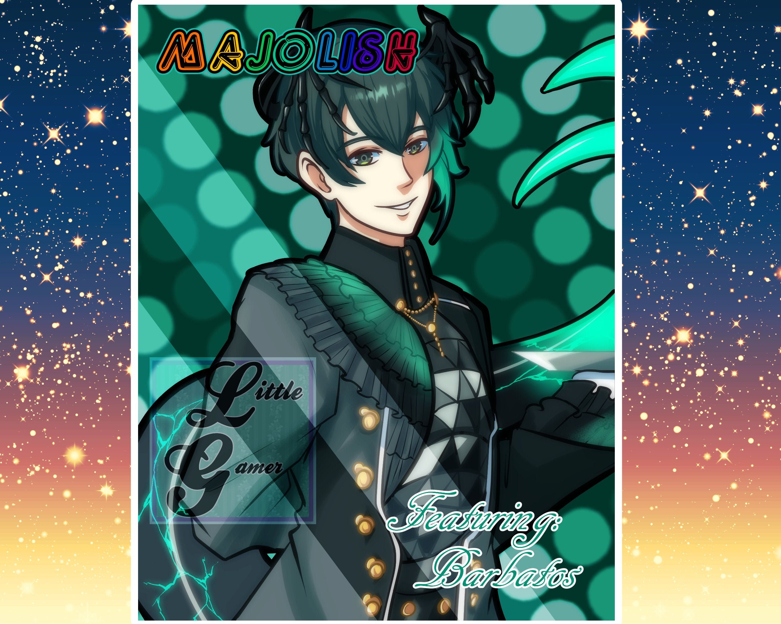 Majolish Barbatos Print 4 X6 or 8.5 X 11 Obey Me Shall - Etsy