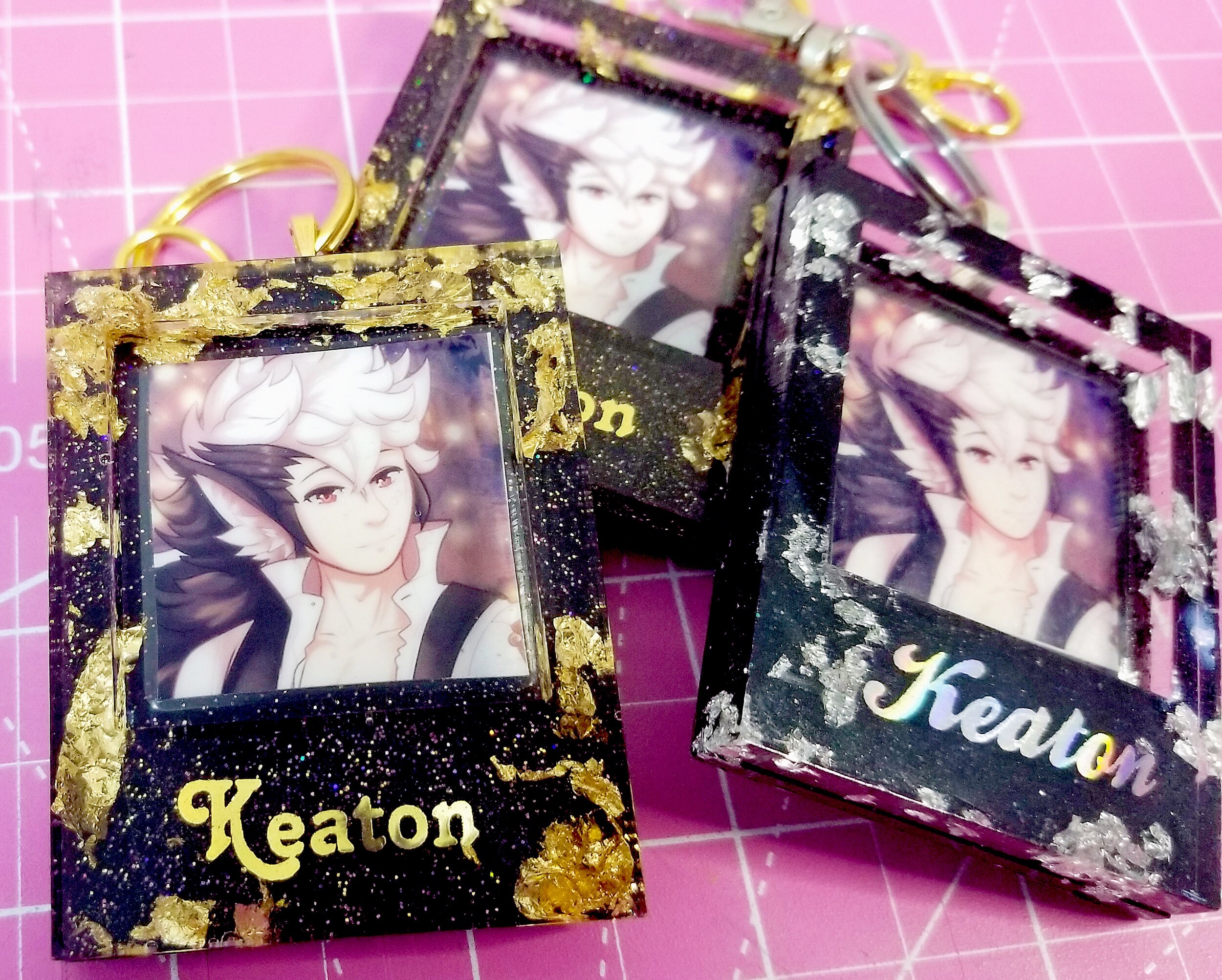 Keaton Resin photo keychain Fire emblem Fates Key chain Fire | Etsy