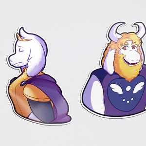 Underswap Vinyl Sticker Packs, Undertale Stickers, Die Cut Stickers - Etsy