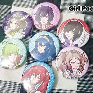 Fire Emblem Awakening Second Gen Children Buttons, FE 13 Child Units ...