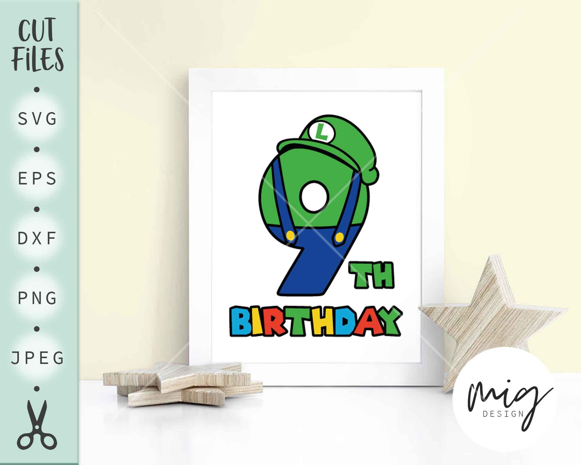 9 Birthday Number Svg Plumber Birthday Svg Klempner Nummer - Etsy