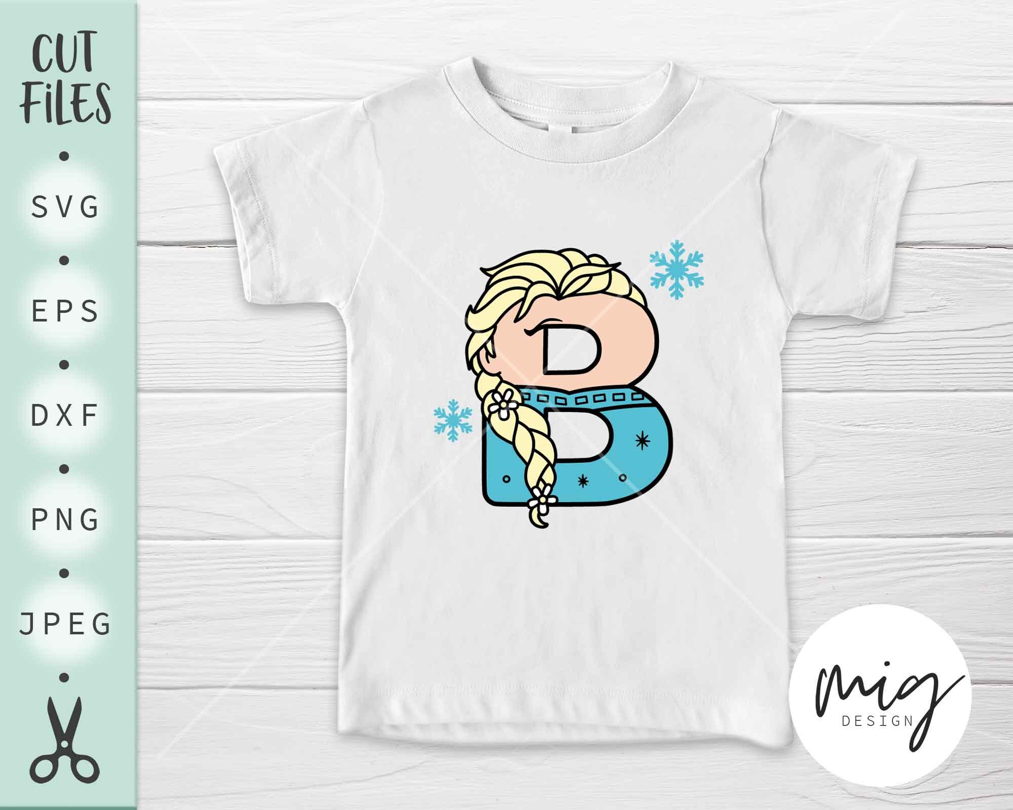 Letter Frozen Svg Frozen Letter B Svg Frozen Svg Elsa B - Etsy