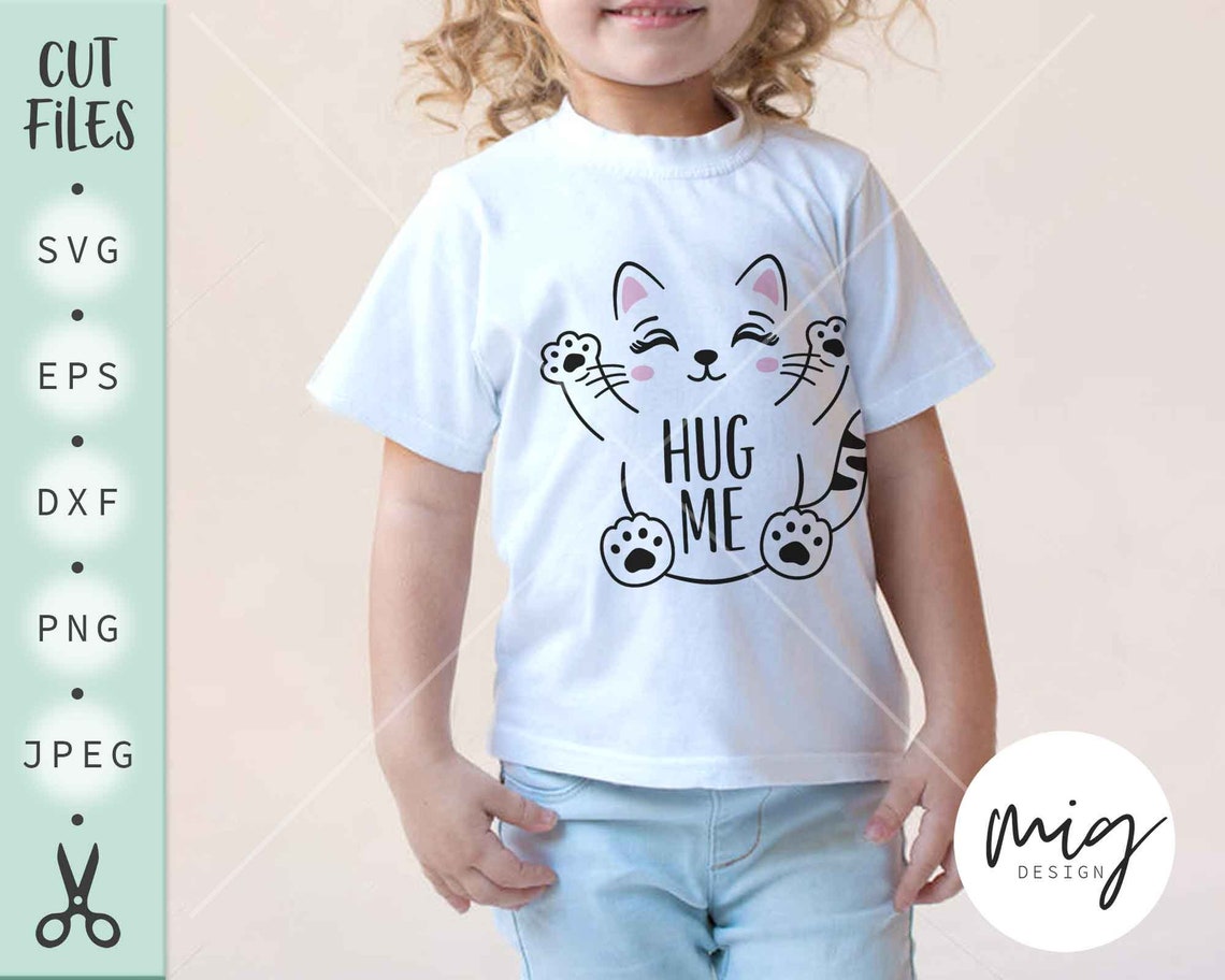 Hug Me Svg Cat Svg Cute Baby Cat SVG Cat Hug Svg Kids Svg - Etsy