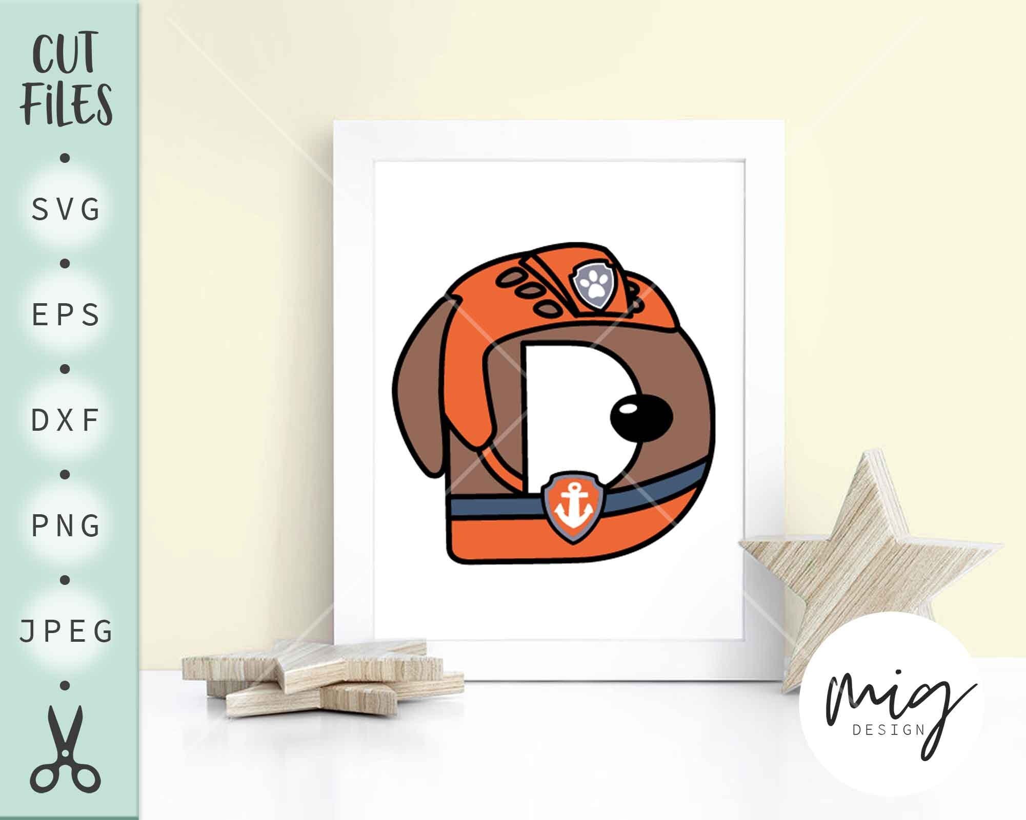 Letter Zuma Svg Zuma Letter Svg Zuma Svg Paw Svg Patrol | Etsy Australia