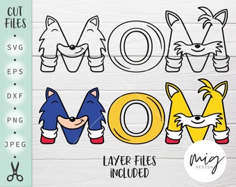 Sonic Mom of the Birthday Boy Png - Etsy