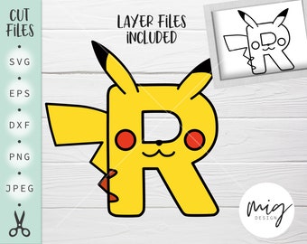 Pikachu Font | Etsy