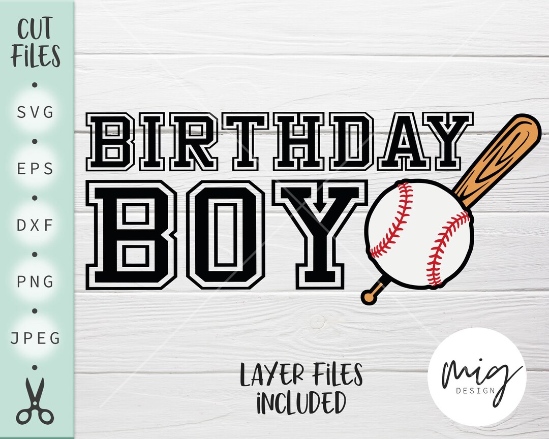 Baseball Birthday Boy Svg Birthday Baseball Svg Birthday Boy - Etsy