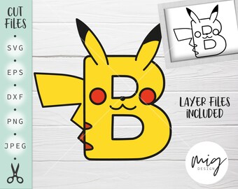 Pikachu Font | Etsy