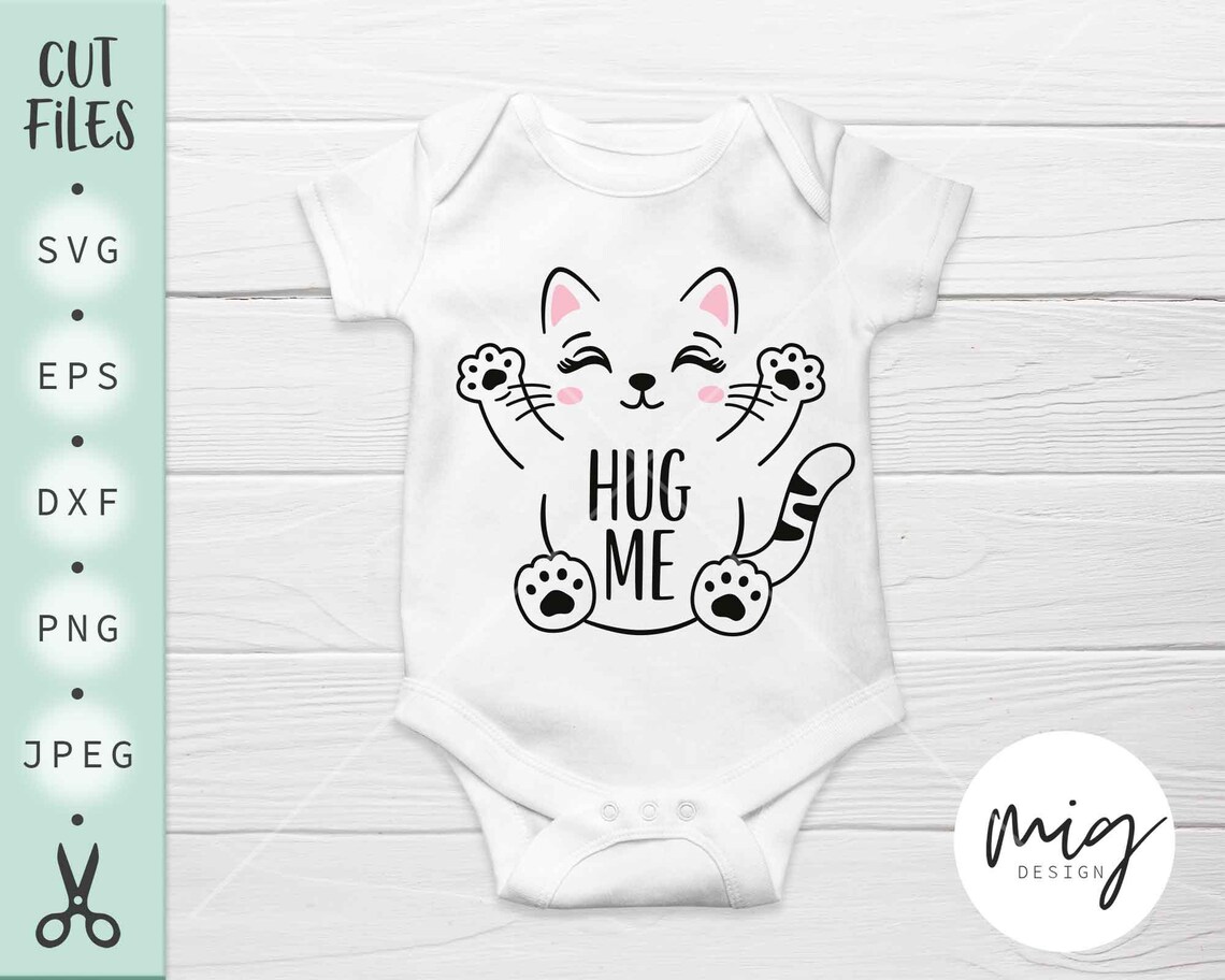 Hug Me Svg Cat Svg Cute Baby Cat SVG Cat Hug Svg Kids Svg - Etsy