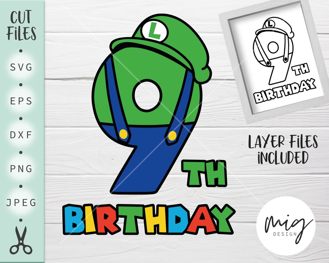 9 Birthday Number Svg Plumber Birthday Svg Klempner Nummer - Etsy