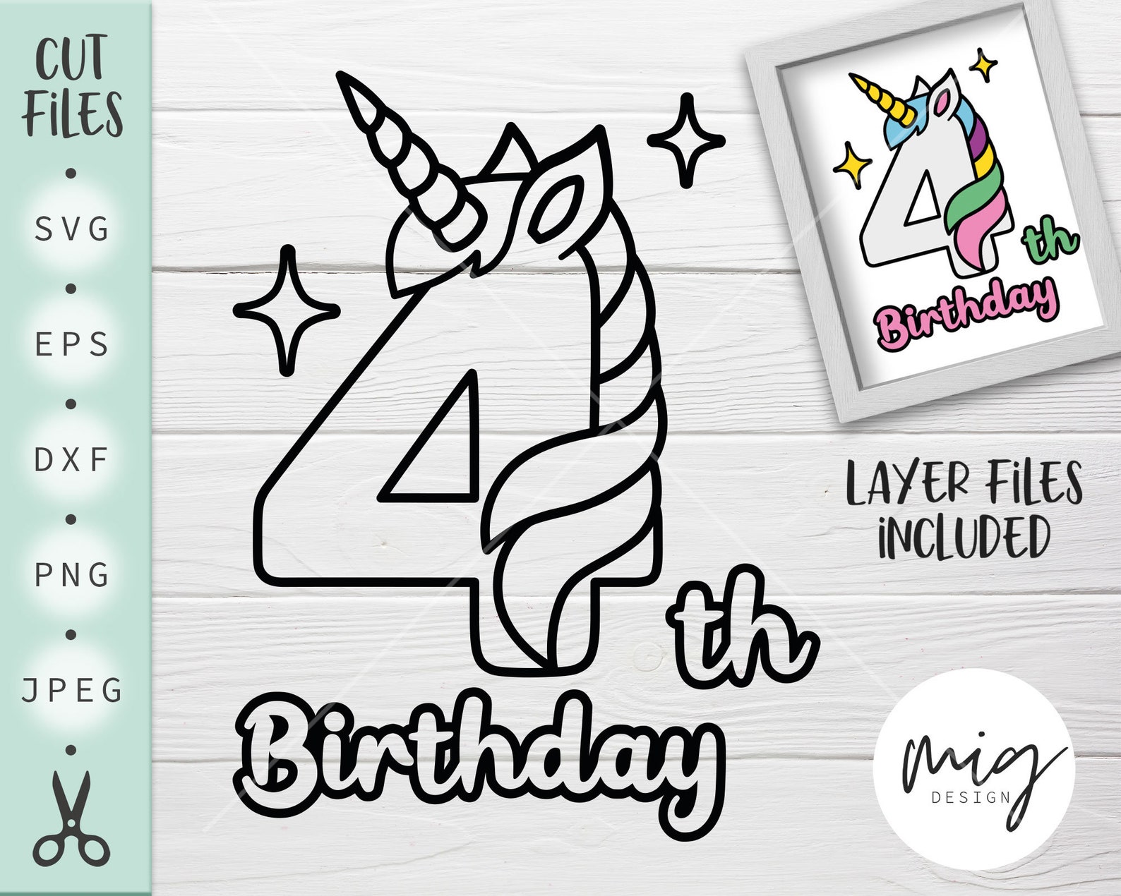 4th Birthday Unicorn Svg Unicorn Birthday Svg Four Unicorn Etsy 4th-birthday-unicorn-svg-unicorn-birthday-svg-four-unicorn-etsy