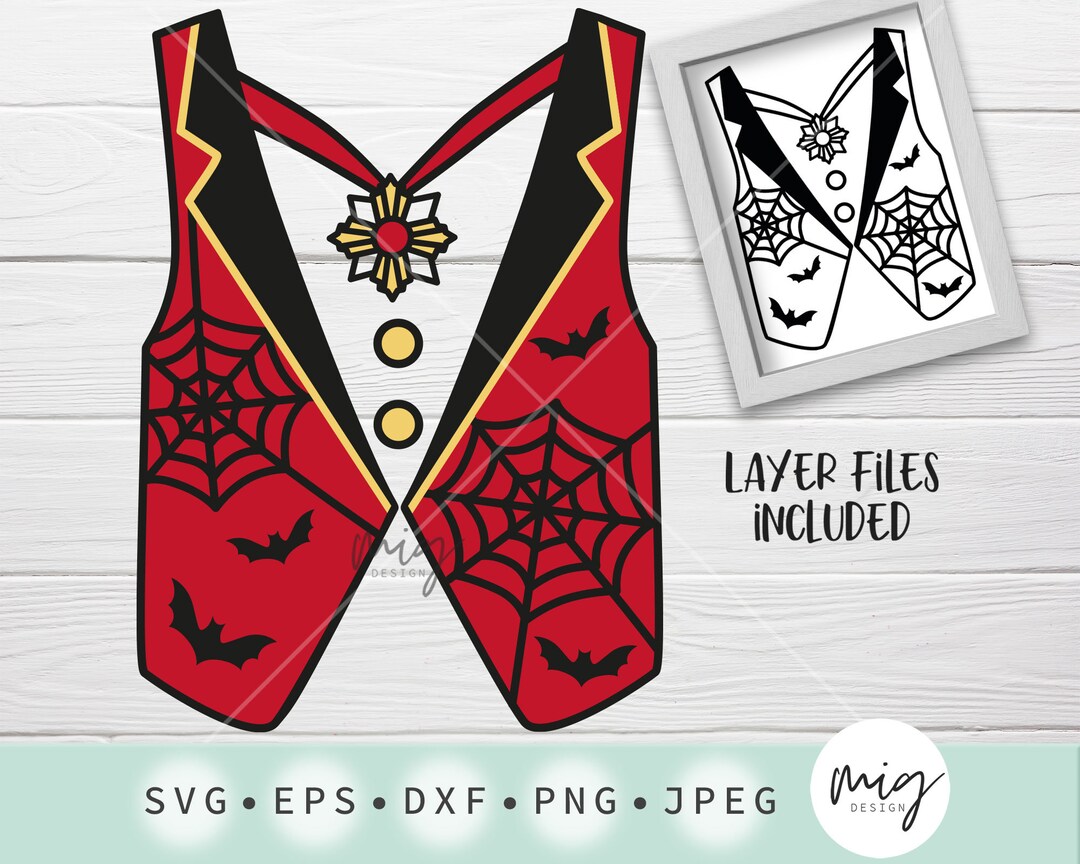 Vampire Costume Svg Vampire Svg Dracula Svg Dracula Costume - Etsy