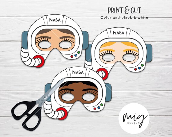 Astronaut Mask Printable