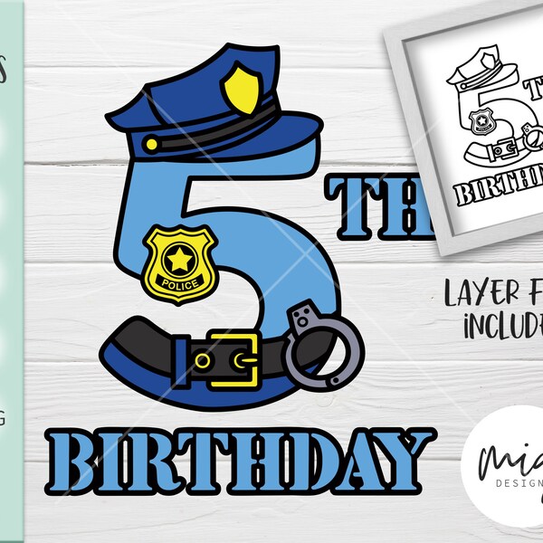 Police Birthday - Etsy