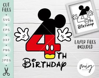 Mickey Mouse Number 4