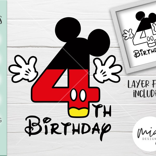 Mickey Mouse 4th - Etsy