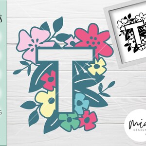 Letter T Layered Svg Starbucks Letter Svg T Svg Sticker - Etsy