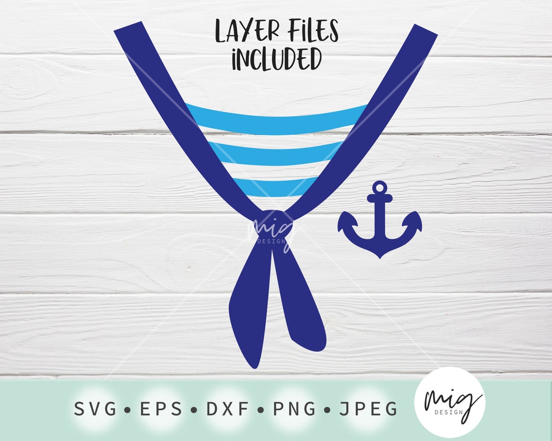Sailor SVG Sailor shirt svg matroos uniforme svg Matroos - Etsy België