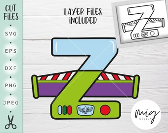 Z Buzz Lightyear Svg - Etsy