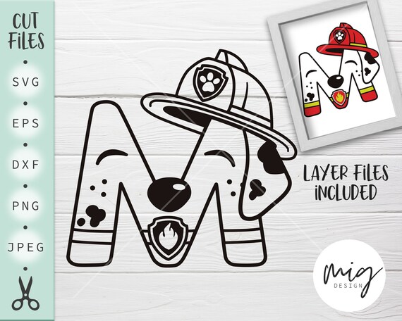Clip Art Marshall svg Letter Paw svg Alphabet Font Letters letter T svg ...