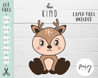 Plotterdatei Reh Svg - Etsy