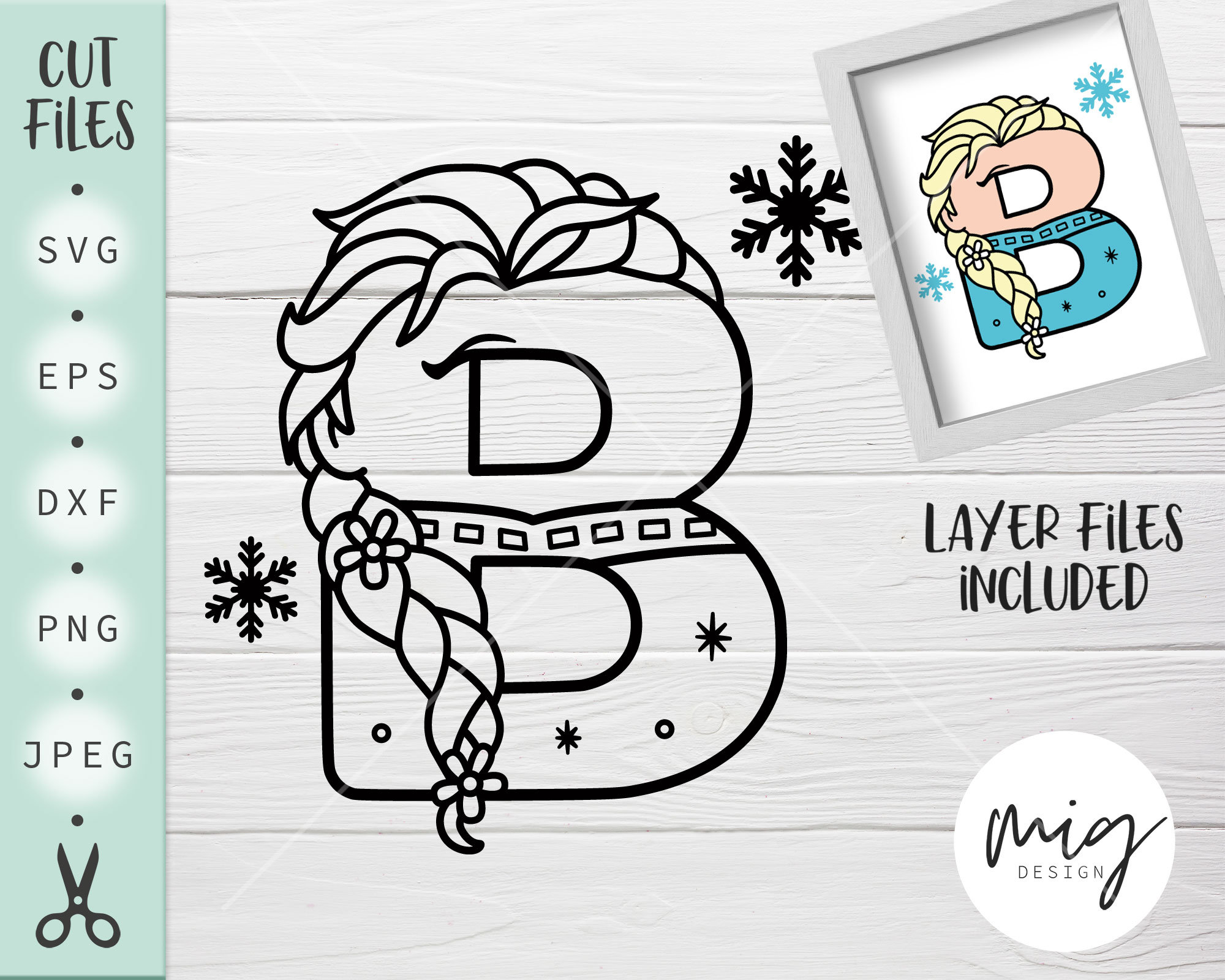 Letter Frozen Svg Frozen Letter B Svg Frozen Svg Elsa B - Etsy