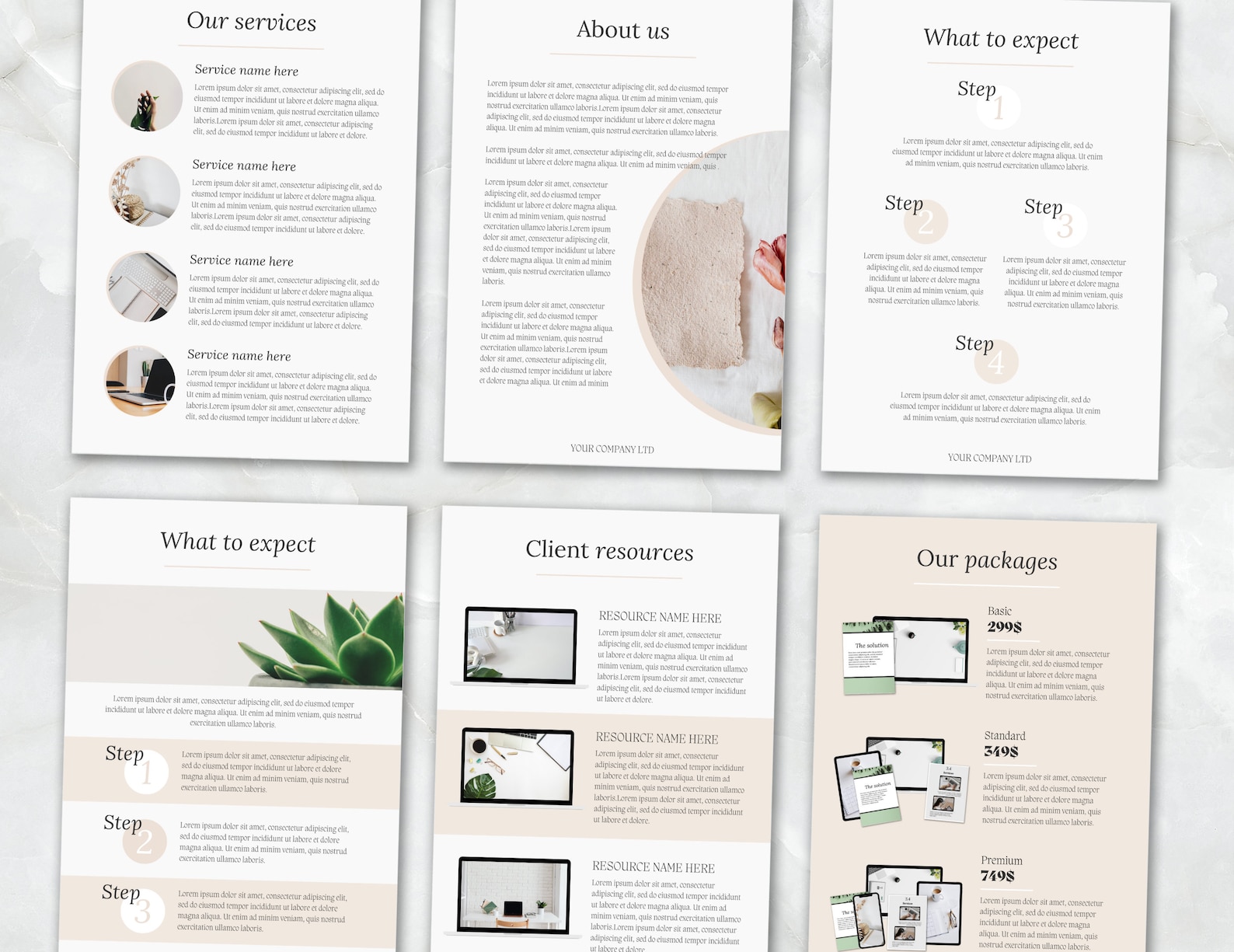 New Client Welcome Packet , Client Welcome Kit , Canva Coach Template ...
