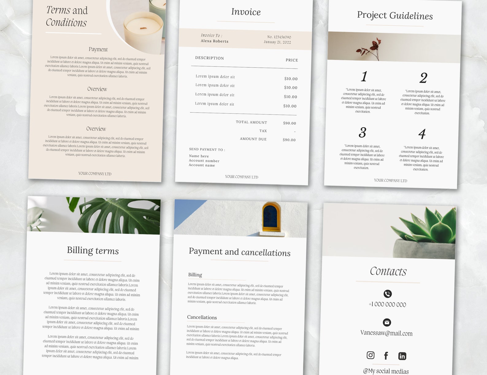 New Client Welcome Packet , Client Welcome Kit , Canva Coach Template ...