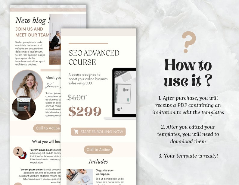 Coach Newsletter Templates , Coach Marketing, Sales Email , Coaching ...