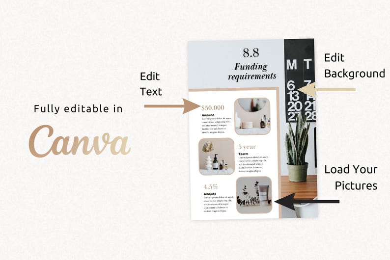 Canva Business Plan Template , Business Plan Template , Startup ...