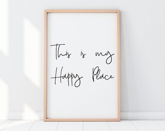 Happy Place Art | Etsy