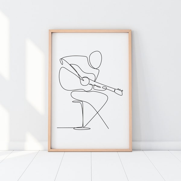 Abstract Guitar Art - Etsy