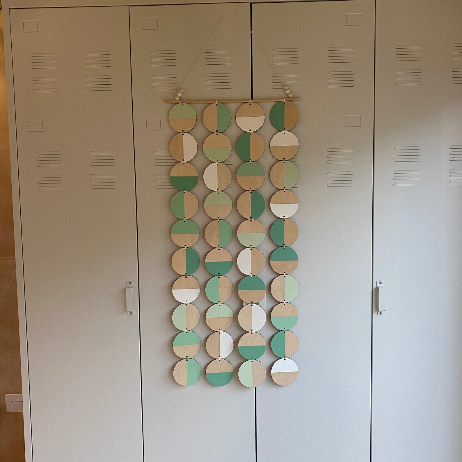 Green Wall Art Large Wall Decoration Green Geometric Art Huge Wall ...