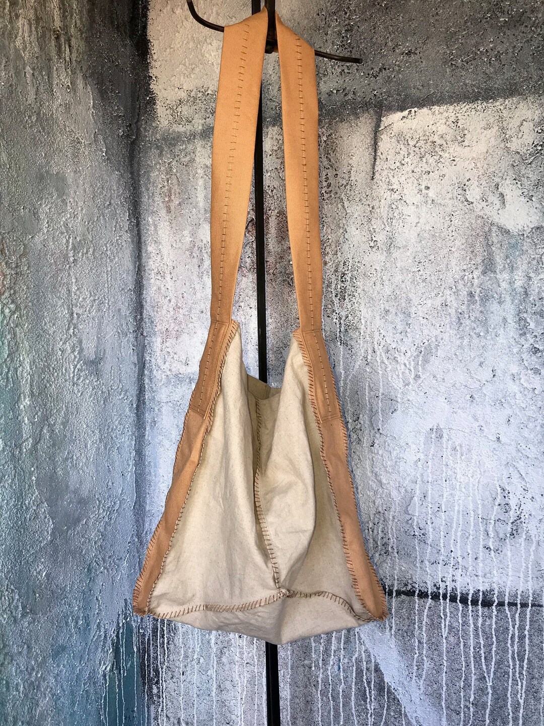 Natural Color Cotton and Linen Shoulder Bag - Etsy