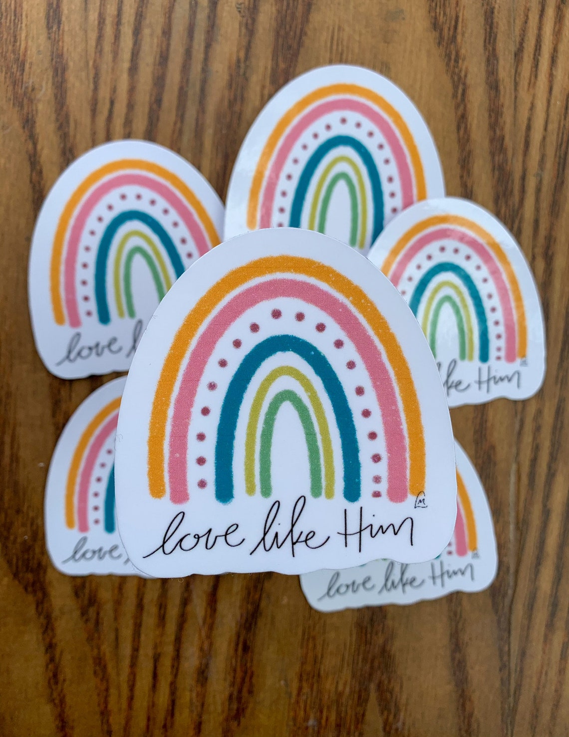 Cute Rainbow Sticker Boho Rainbow Sticker Inspirational | Etsy